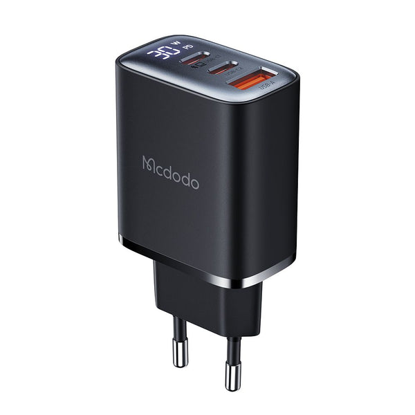 Mcdodo PD30W 3-Port Digital Display Fast Charger